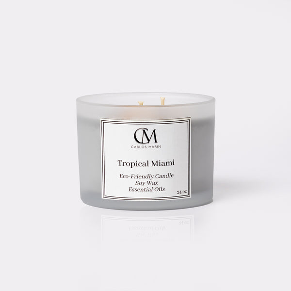 Tropical Miami Candle. 24 oz | Carlos Marin Designer