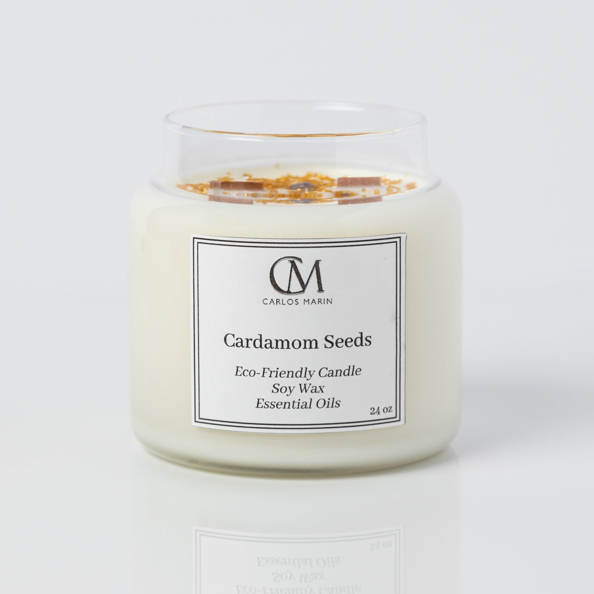 Cardamon Seeds Candle. 24 oz | carlos-marin-designer